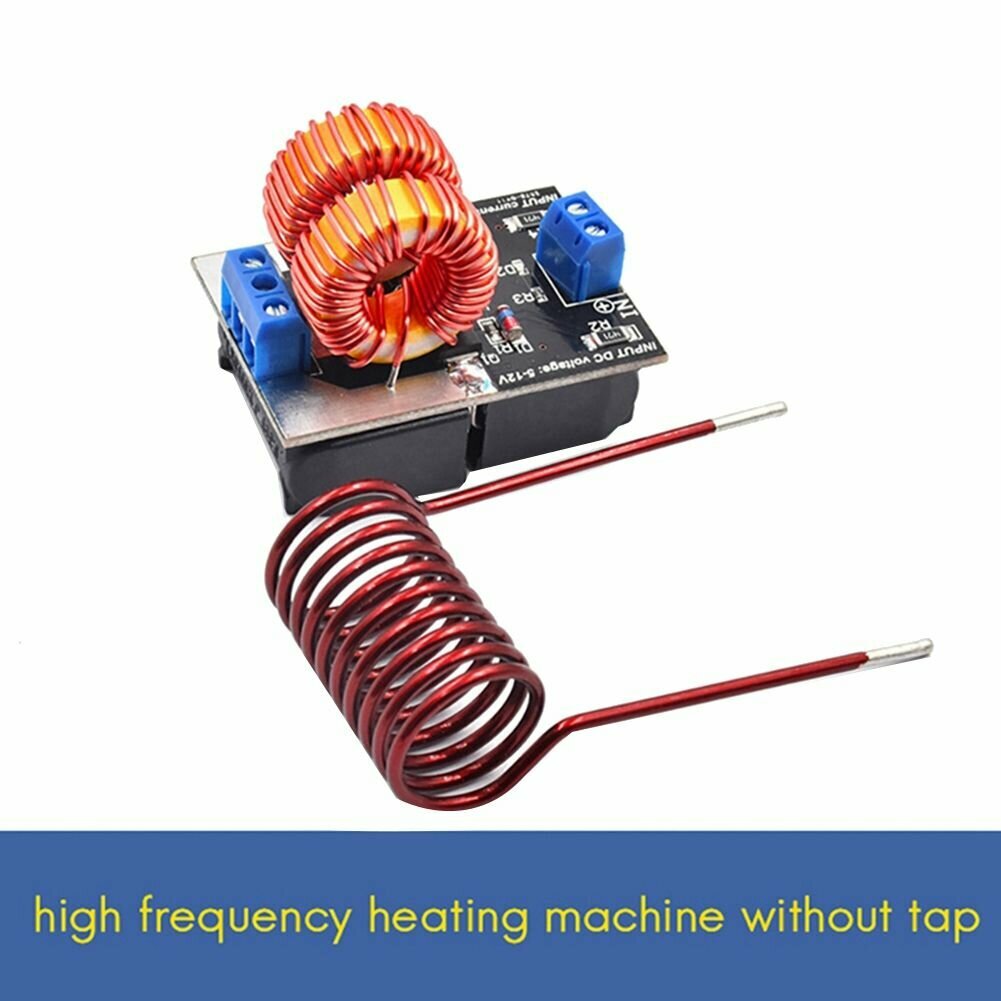 Mini DV 5V-12V 120W ZVS Нагревательная машина Высокочастотная индукционная нагревательная плата Модуль драйвера Нагреватель