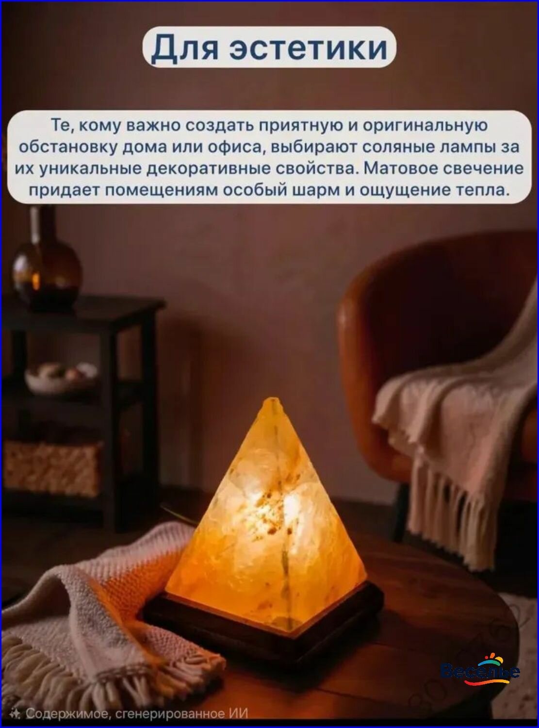 Эксклюзивный светильник для стола