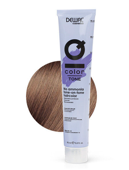 Краска для волос тонирующая тон-в-тон 7 DEWAL Cosmetics IQ COLOR TONE (90 мл) DC7T Blonde (блондин)