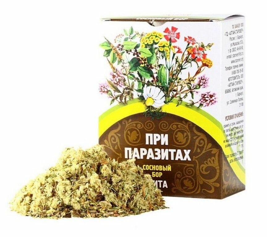 Чайный напиток 911 "Фита", Сосновый бор, от паразитов, 40 г