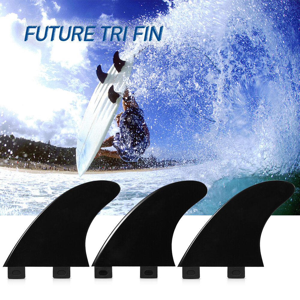 3PCS / 2PCS Лопасти для серфборда FCS Thrusters Tir Fins из стекловолокна и нейлона Surf Fins GL / GX / M5 / G5, цвет Черный / Белый, материал Нейлон, вес 40-65г / 1.4-2.3oz, вес упаковки 121-192г / 4.2-6.7oz, комплект 3 лопасти
