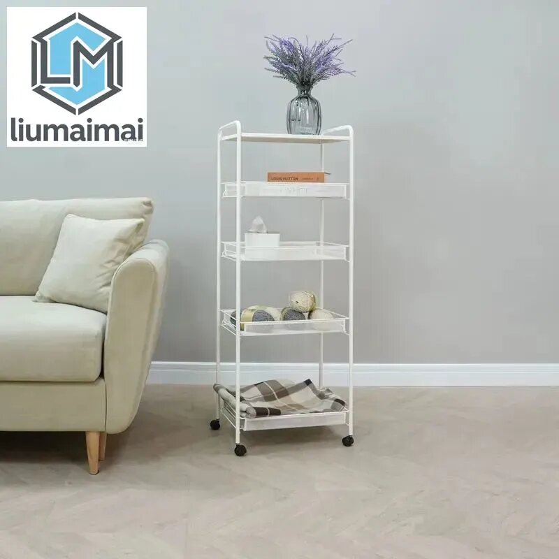 Этажерка, 5 секц, Сталь, Металл, 45х30х119 см