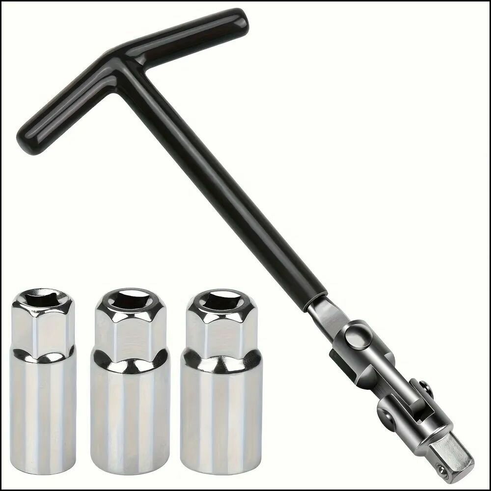 Ключ свечной с карданным шарниром, Комплект гаечных ключей