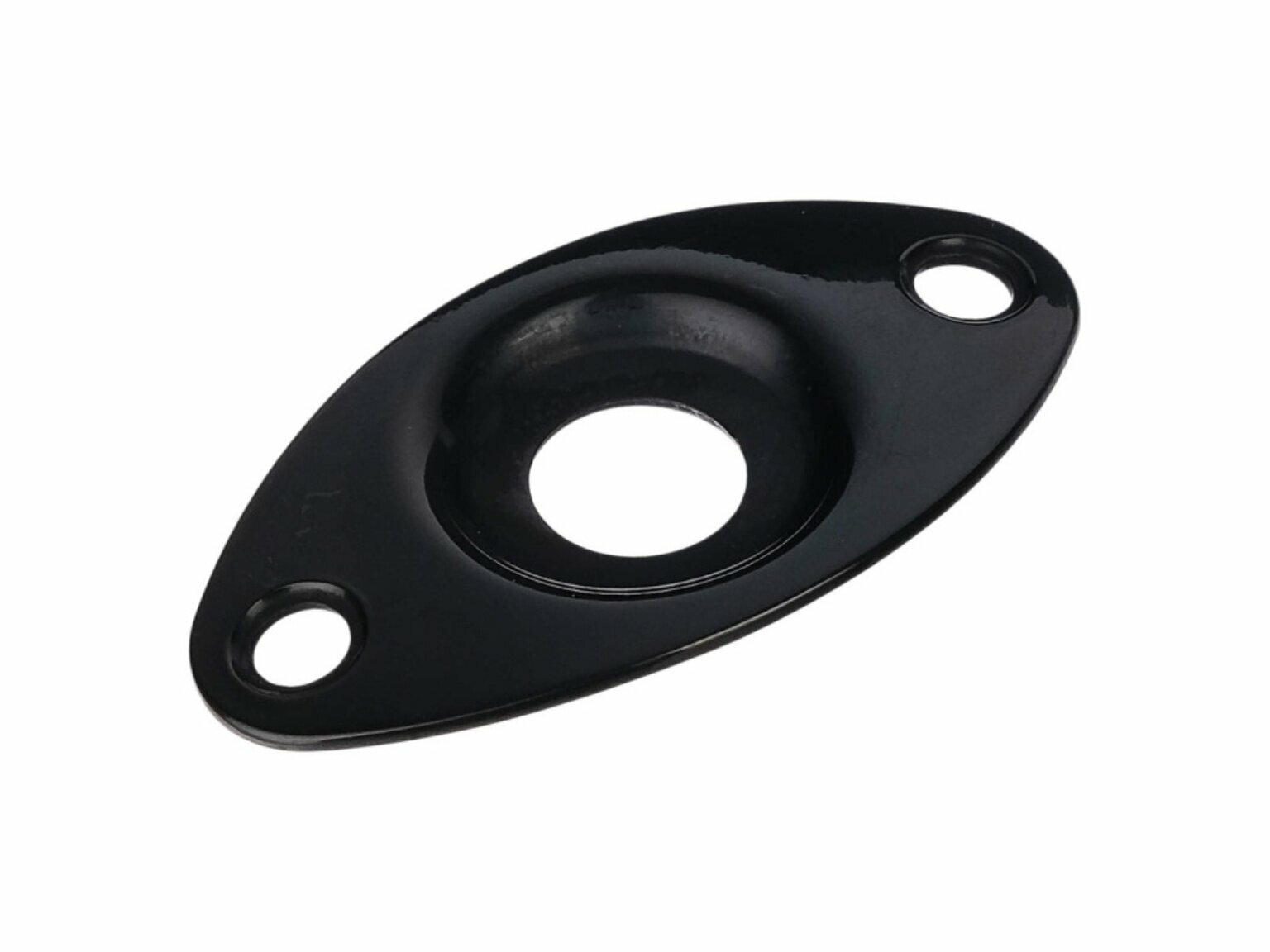 Накладка выходного разъёма гитары Paxphil HJ002-BK, чёрная, 49.5x26 мм