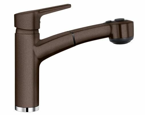 Смеситель кухонный с выдвижным изливом, кофе Blanco Merkur-S 514930