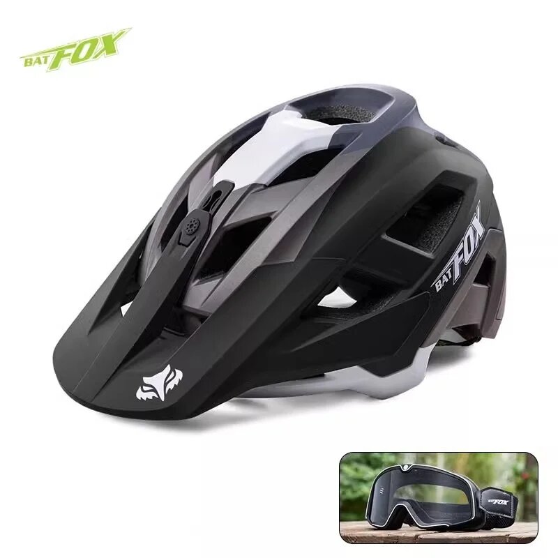 BATFOX МА066 Велошлем черный L58-62CM, 243-ashy titanium