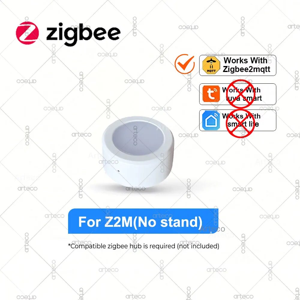 Датчик освещенности ZigBee For Z2M(No stand)