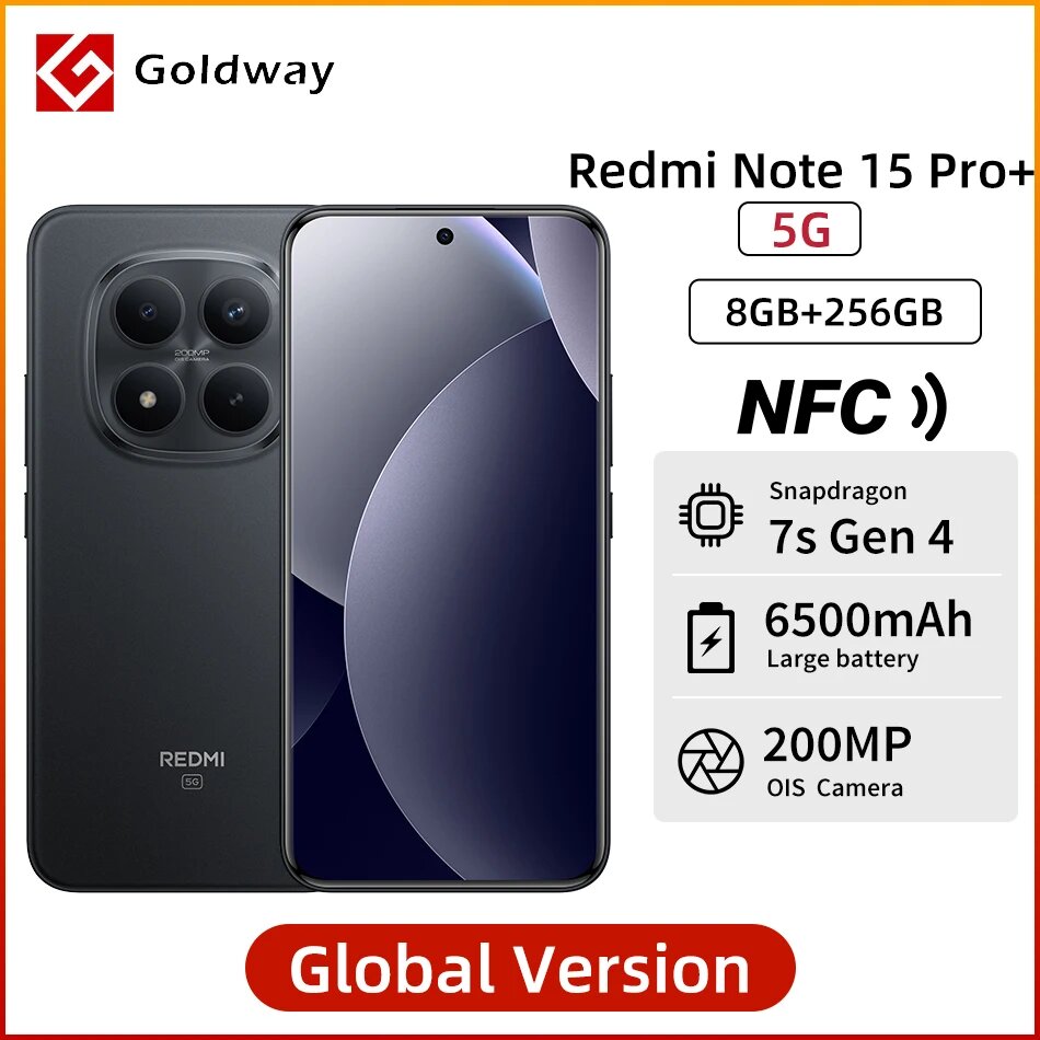 Смартфон Xiaomi Redmi Note 15 Pro+, 12/512ГБ, global