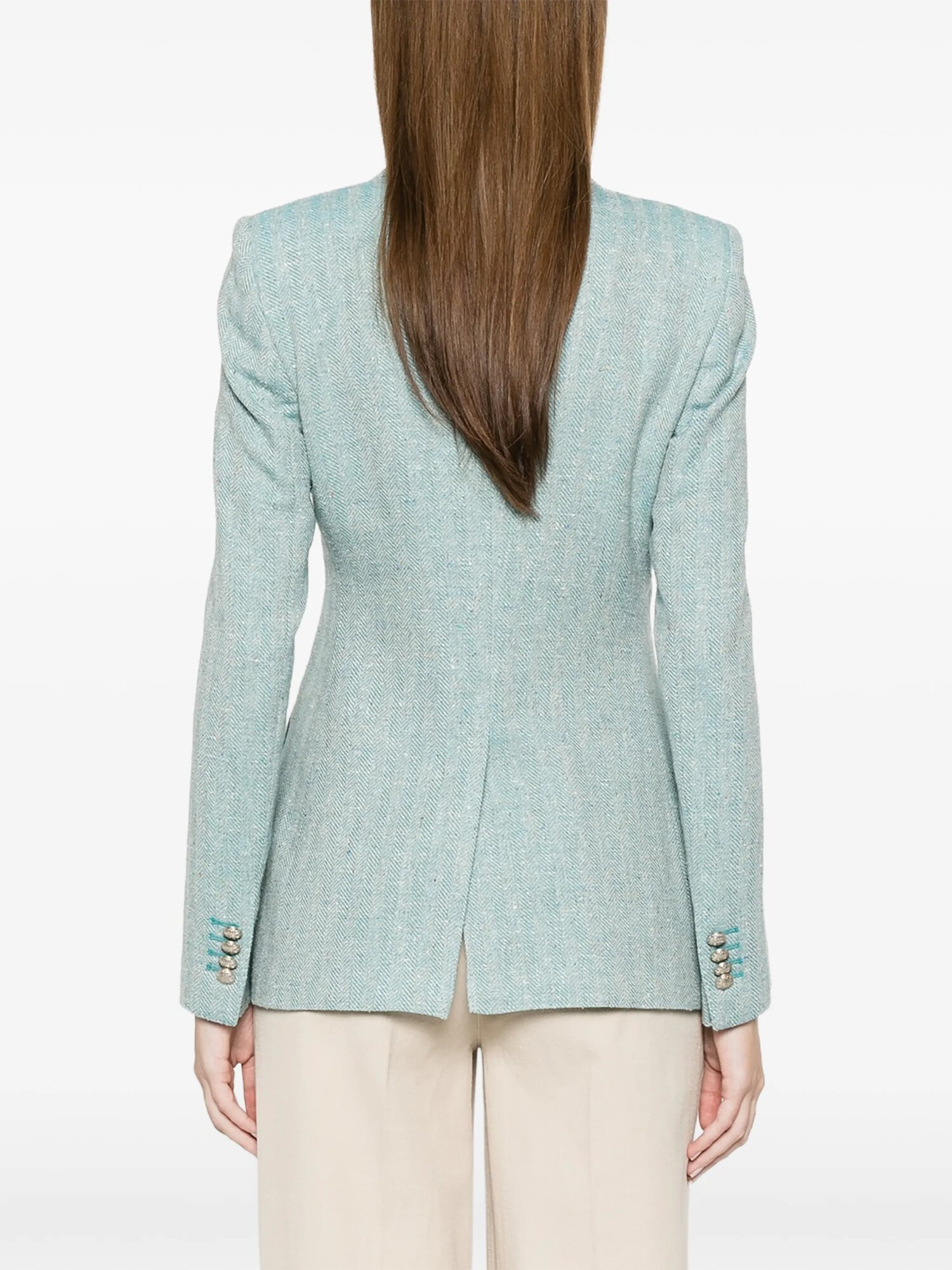 Куртка Tagliatore Double-breasted herringbone jacket, размер 40 — фото 1
