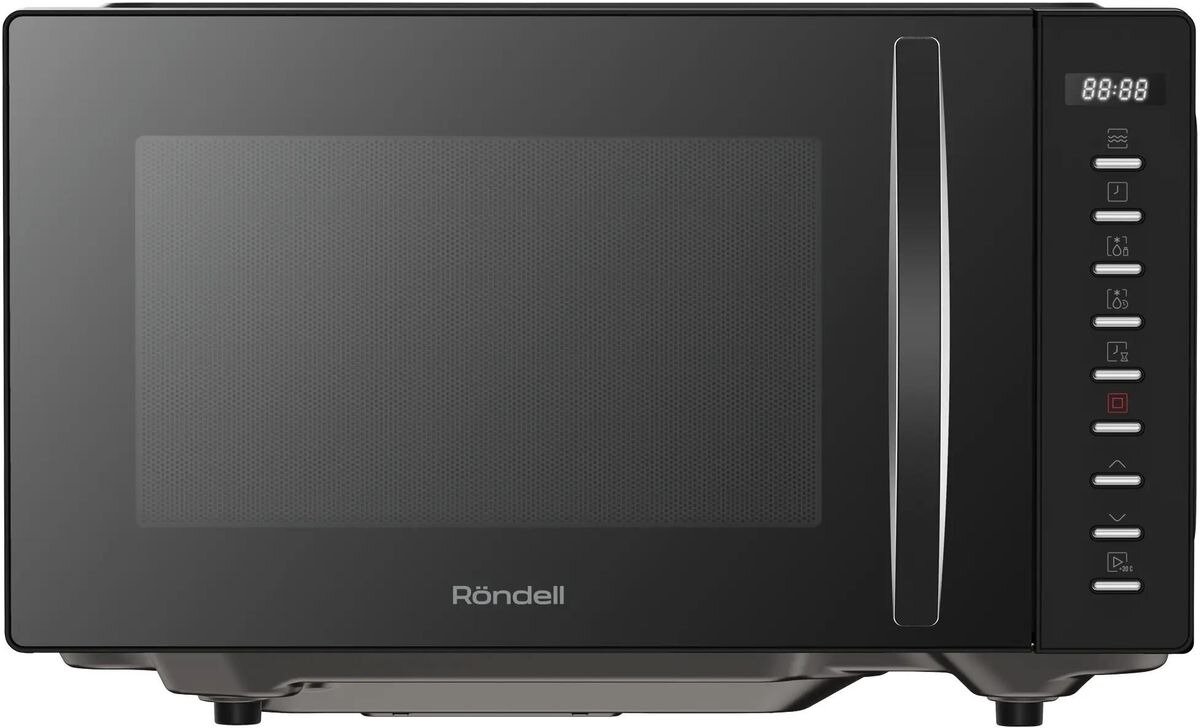 Микроволновая печь Rondell RDE-MW204 черный, 20 л, 700 Вт, переключатели - кнопки