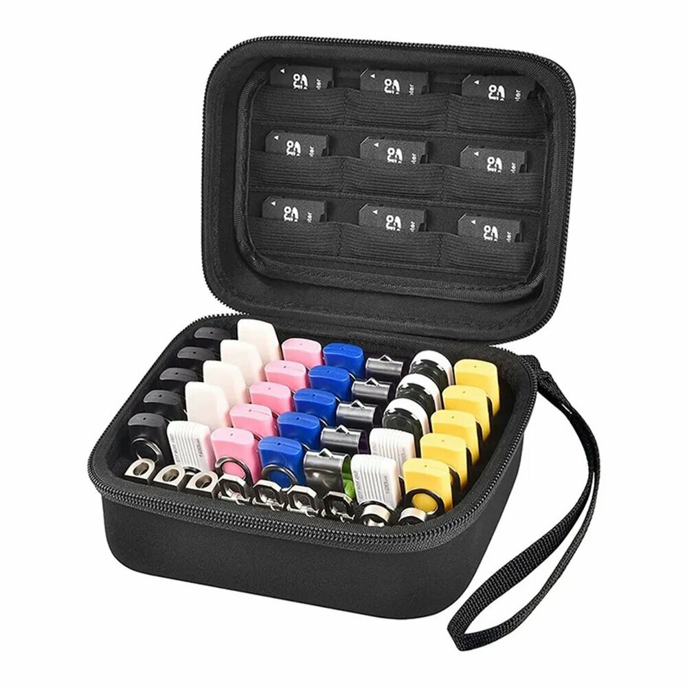 Чехол для USB-флешки, органайзер для карт памяти SD SDXC SDHC