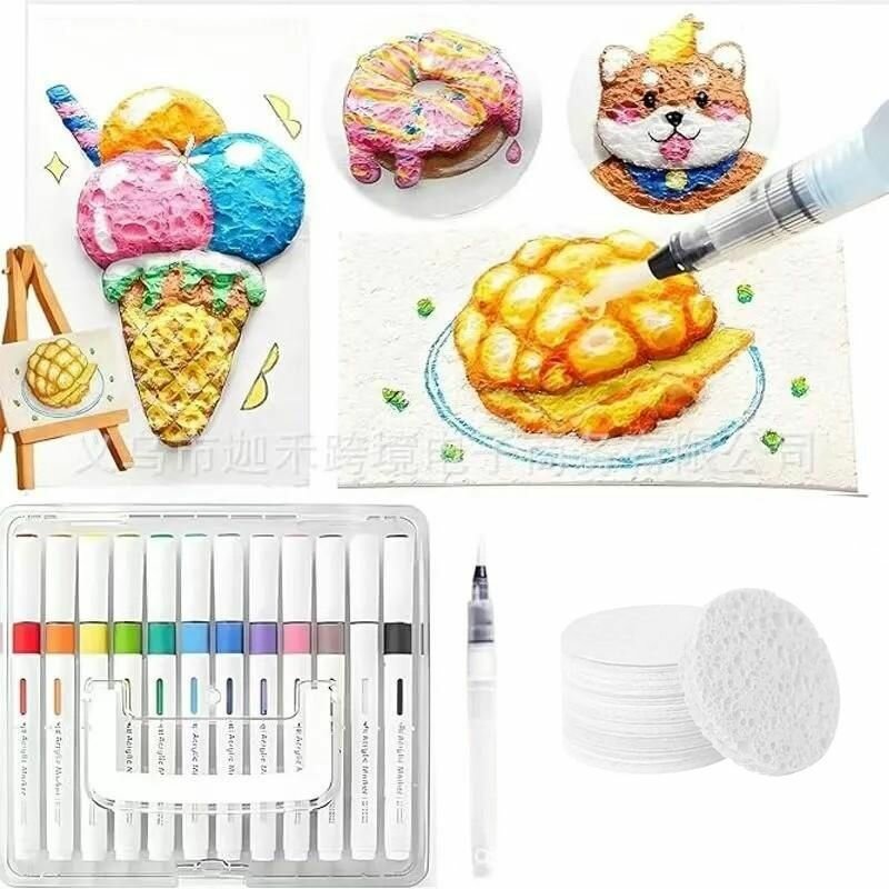 Текстурная Бумага Magic Foam, Целлюлозная Бумага Для Рисования С Текстурой Foam, товары для творчества и творчества для детей, 31 шт.