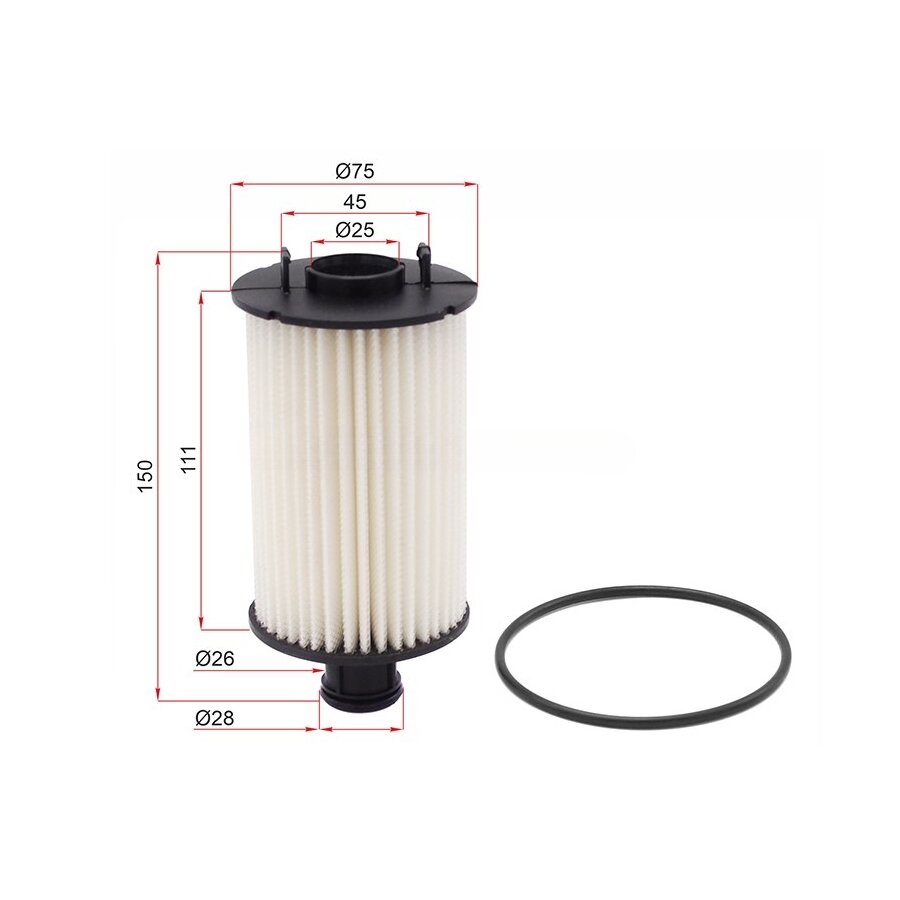 Фильтр масляный (картридж) LR DISCOVERY IV V 3.0 13- RANGE ROVER 3.0 5.0 09- RANGE ROVER SPORT 3.0 5, SAT ST-LR011279