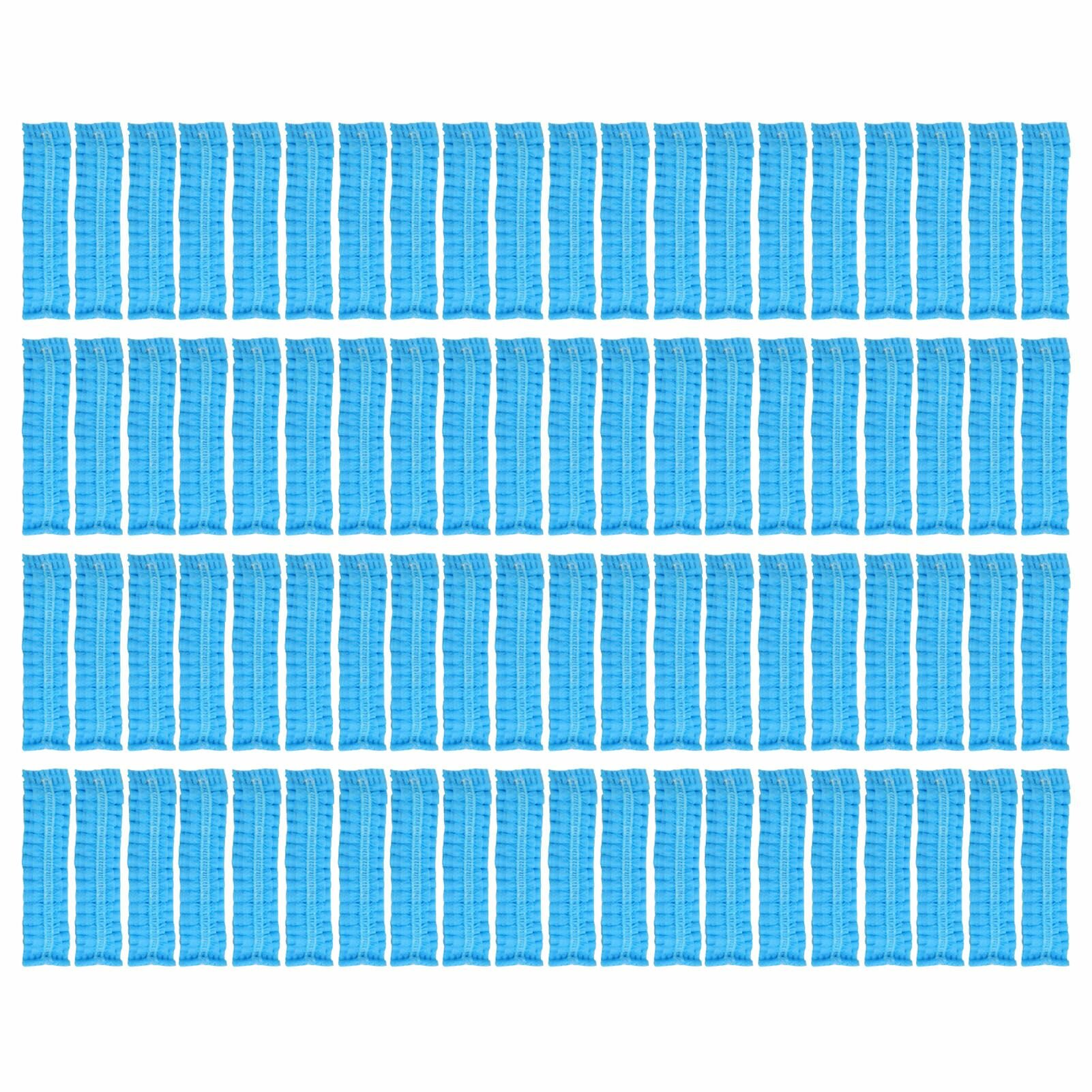 100 шт. одноразовые чехлы для наушников, эластичные гигиенические чехлы для наушников для большинства наушников, синие