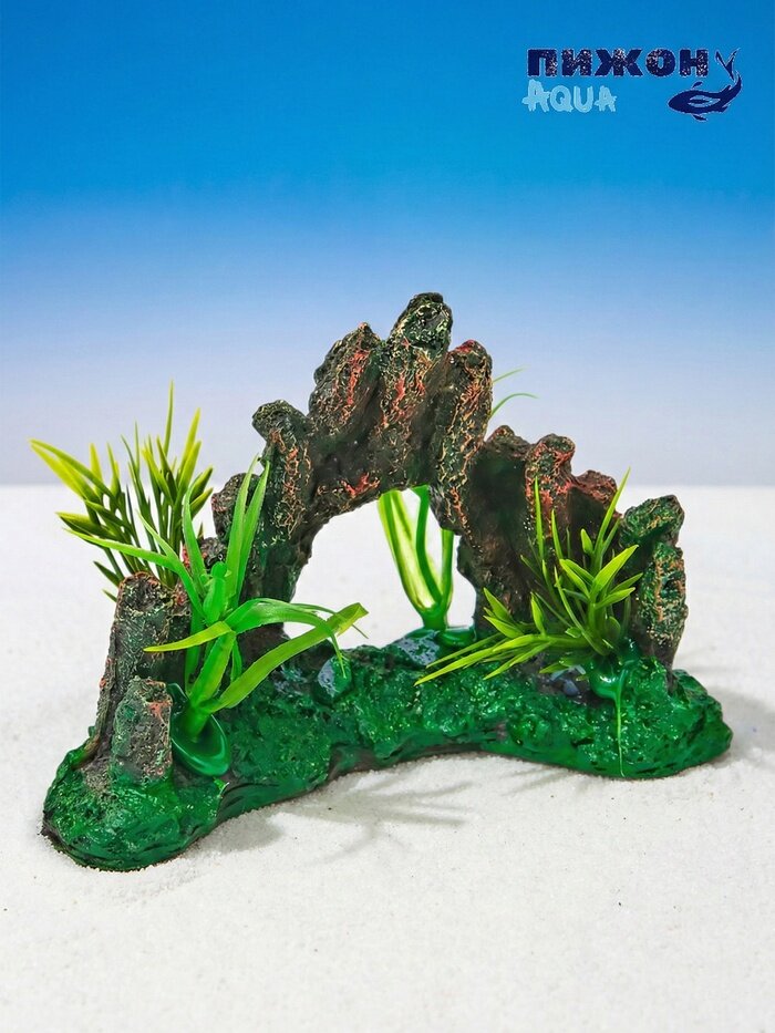 Декор для аквариума «Каменные джунгли», 14×5×9.5 см