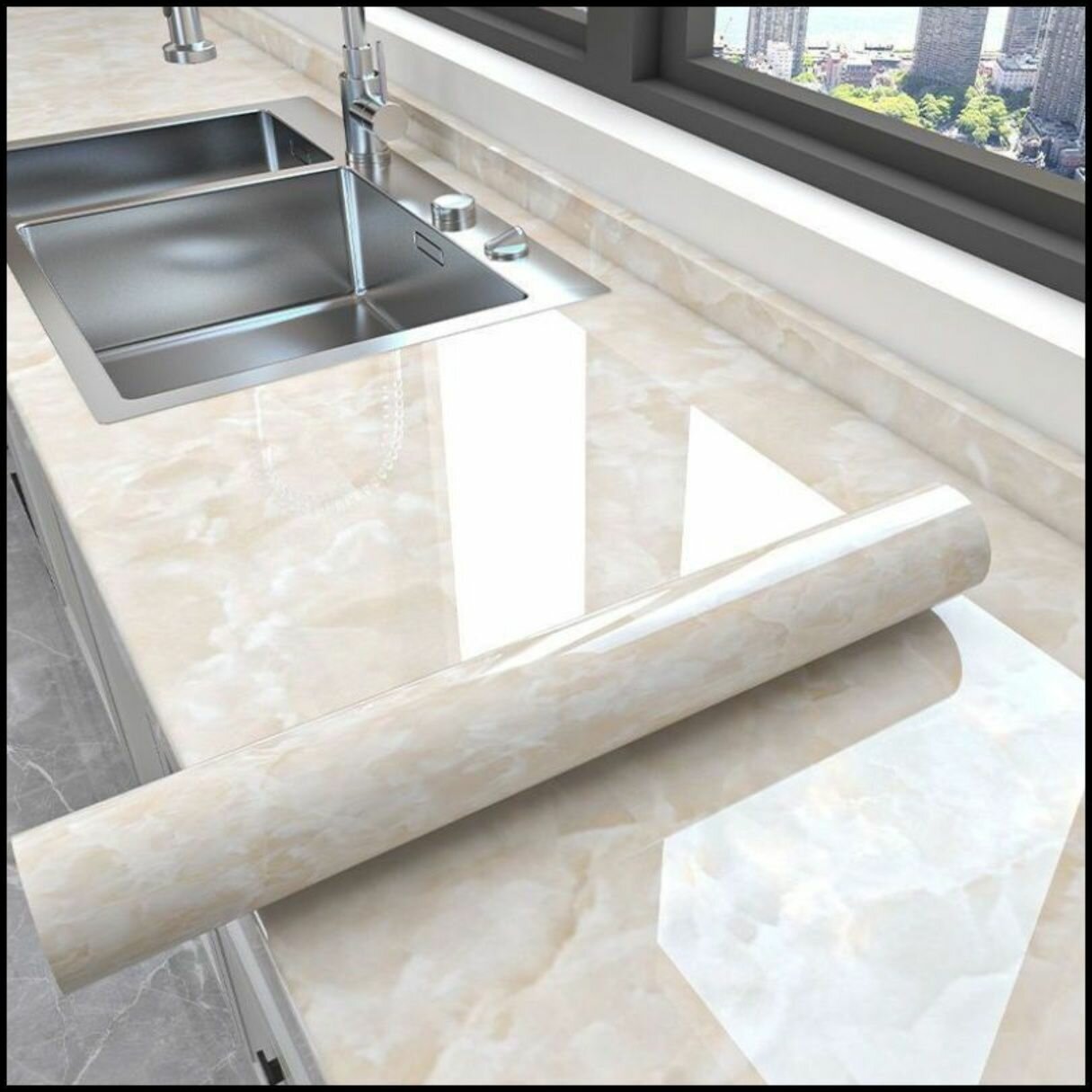 Маслостойкие обои для столешницы, премиум, с защитой от влаги, плесени и высоких температур