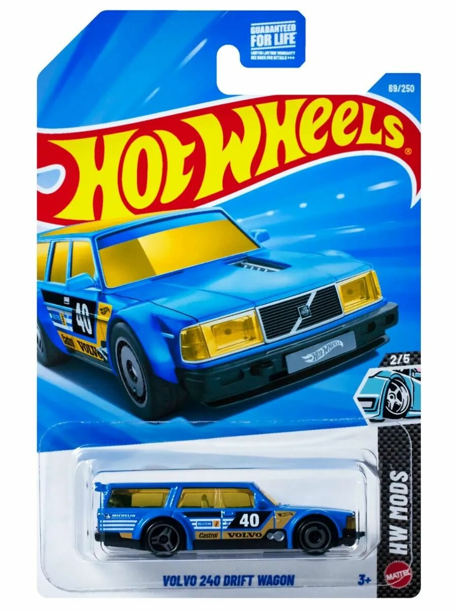 JJJ36 Hot Wheels машинка металлическая игрушка коллекционная масштабная модель Volvo 240 Drift Wagon кейс 2026