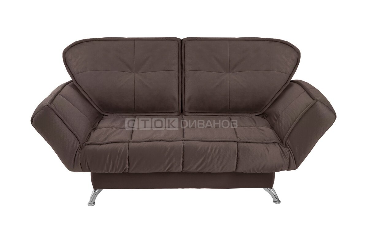 Детский диван Сток Диванов Мика-2, коричневый велюр, механизм клик-кляк