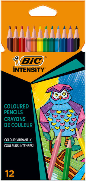 Цветные карандаши BIC INTENSITY уп. 12 шт.