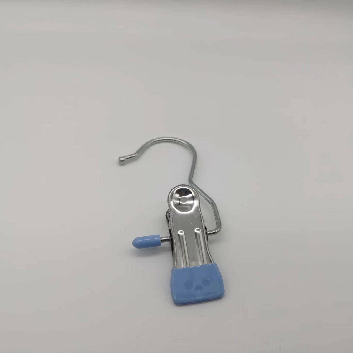 Нержавеющие крючковые зажимы для сушки белья дома и на балконе, одиночный комплект, цвет синий