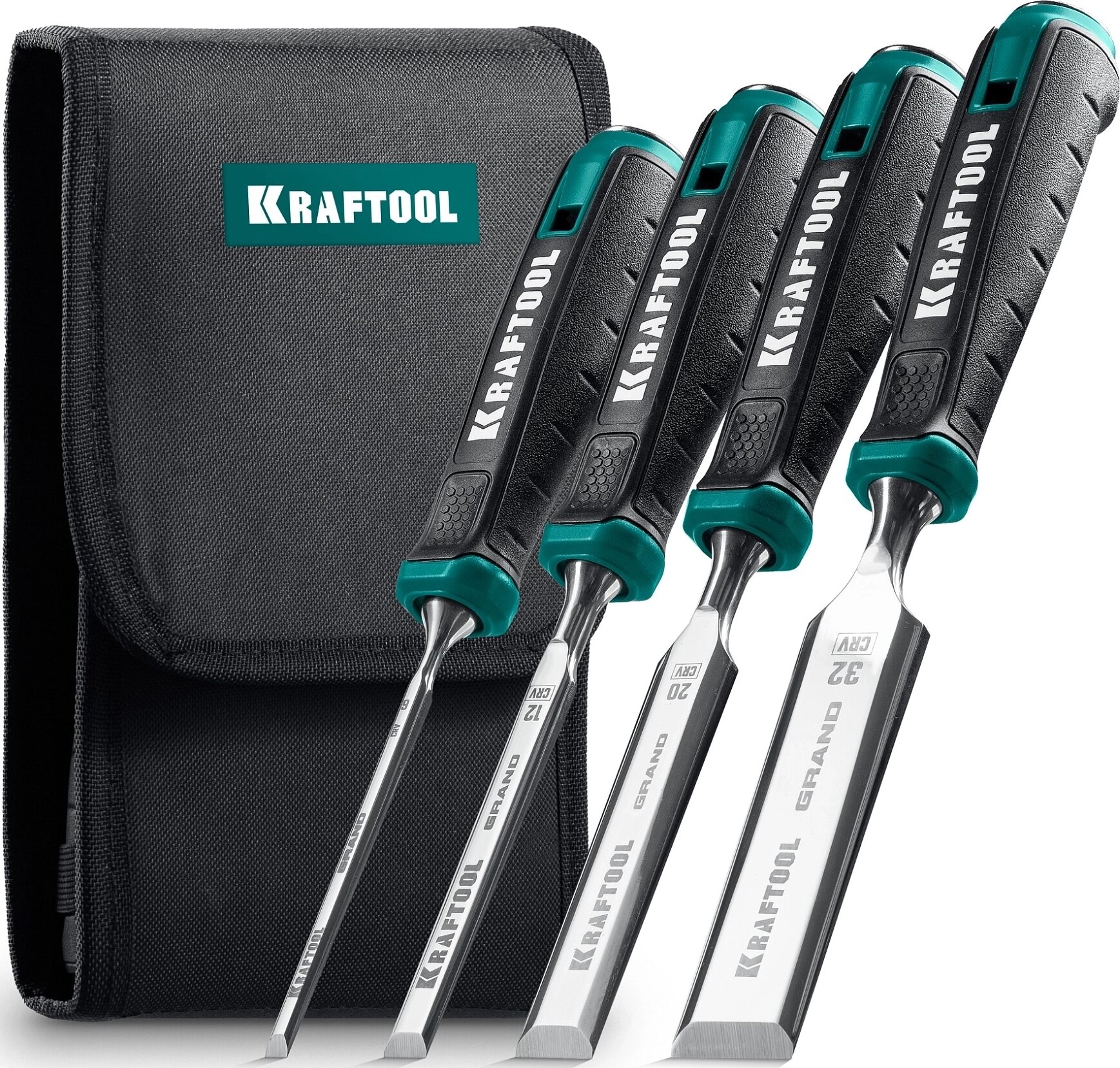 Набор стамесок-долот KRAFTOOL 1818-H4