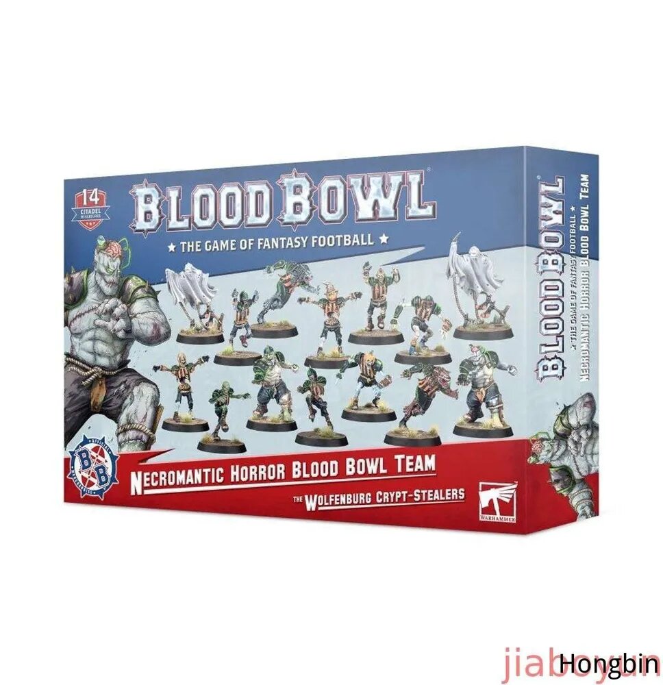 Warhammer Blood Bowl Миниатюры - Necromantic Horror Blood Bowl Team The Wolfenburg Crypt-stealers