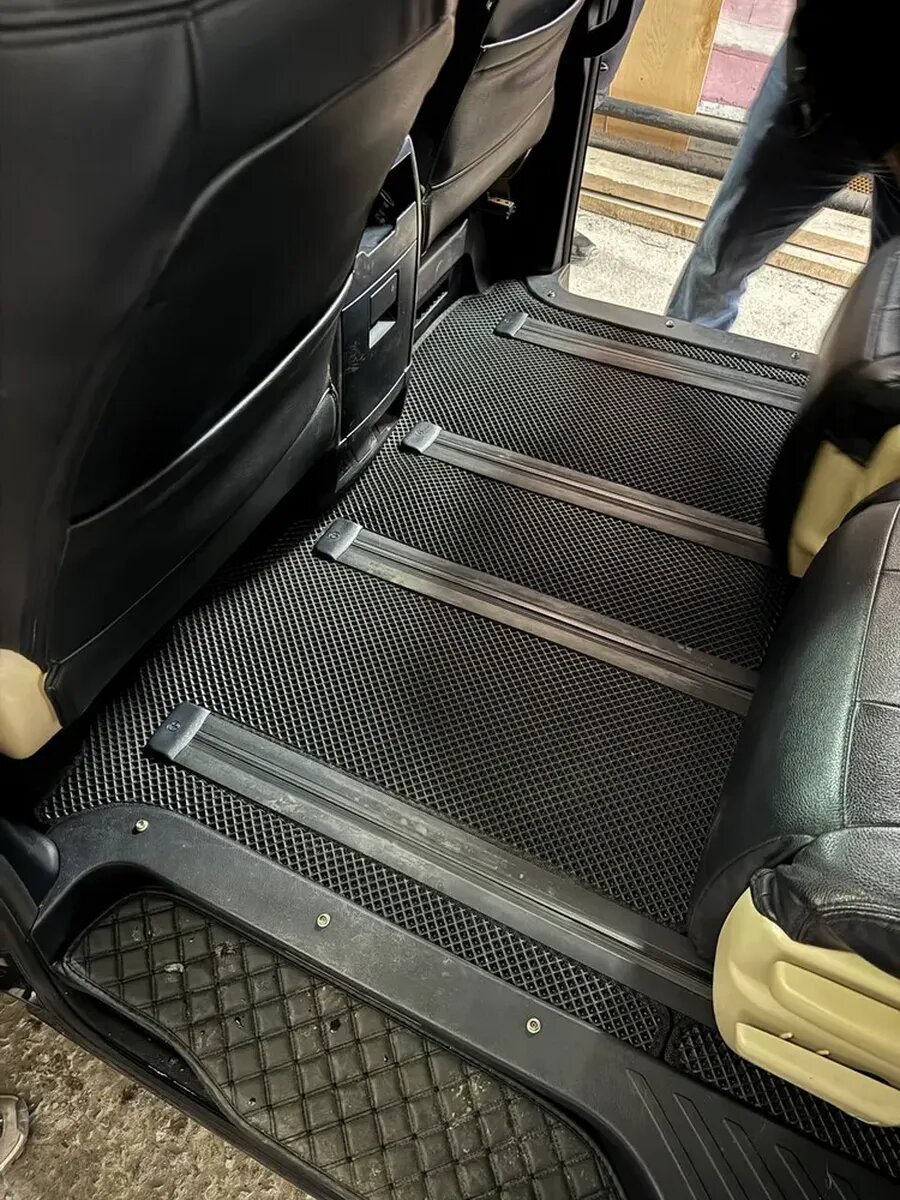 EVA коврики правый руль Toyota Alphard H30 2015-2023. Второй ряд капитанский. Альфард