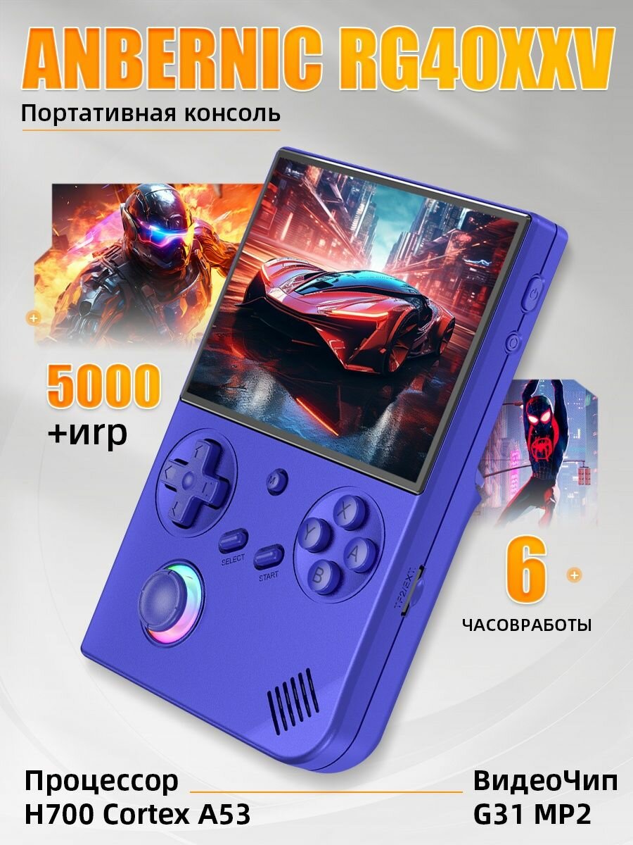Портативная игровая консоль Anbernick с открытым исходным кодом, широкоэкранная вертикальная версия RG40XX V, ностальгический ретро-подарок
