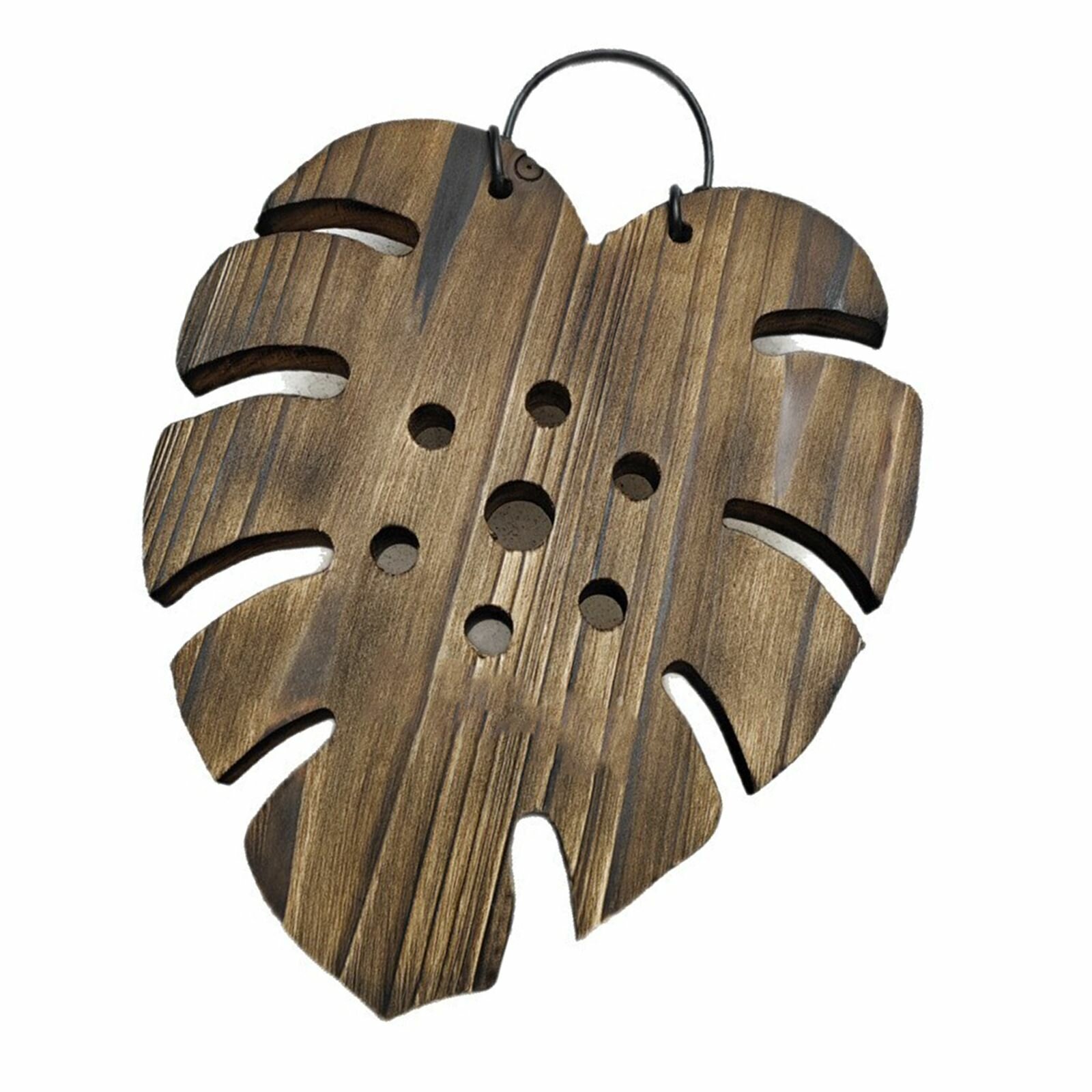 Современное вертикальное кашпо в деревянной раме для папоротников и воздушных растений