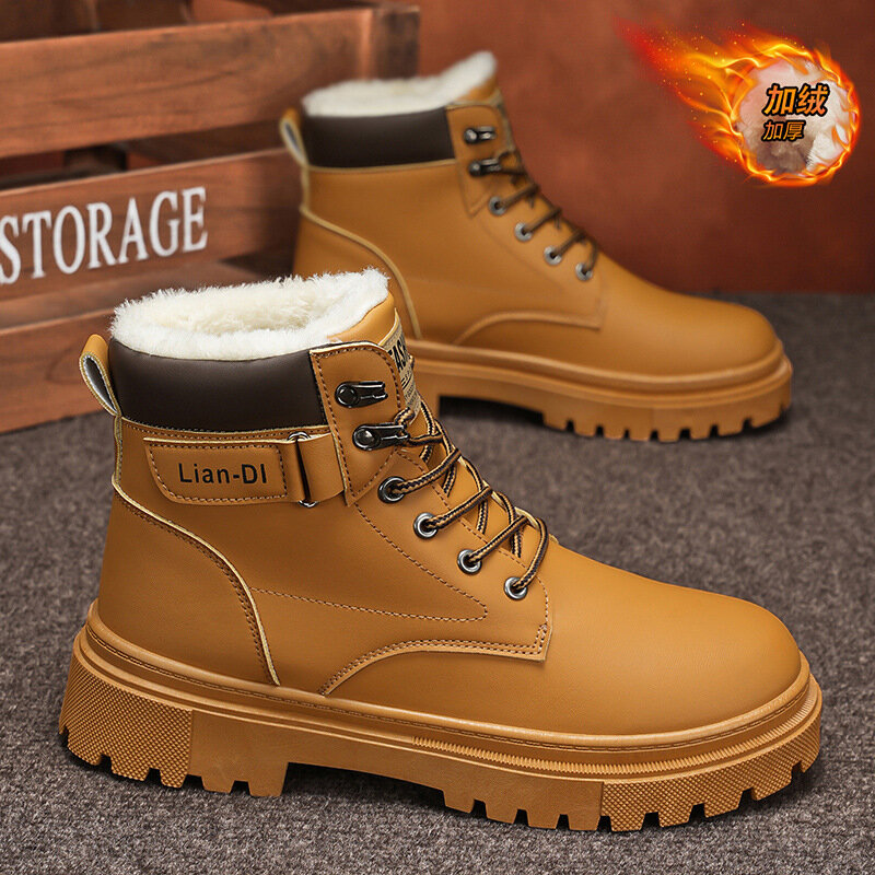 LUO Обувь мужская Осенняя для бизнеса Белая кожаная обувь/LD887 Khaki