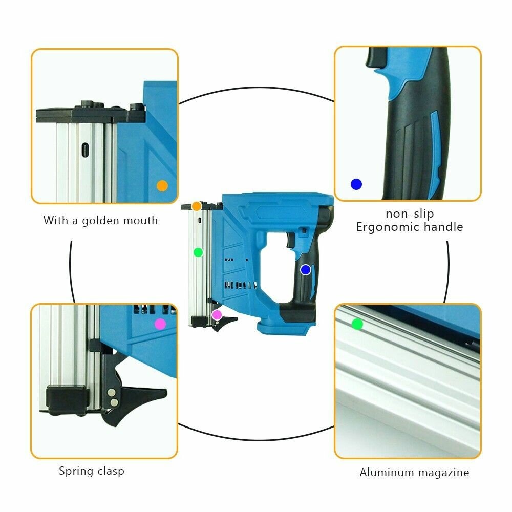 Электрический Нейлер Makita 18V Для Забивания Гвоздей Без Шланга И Компрессора