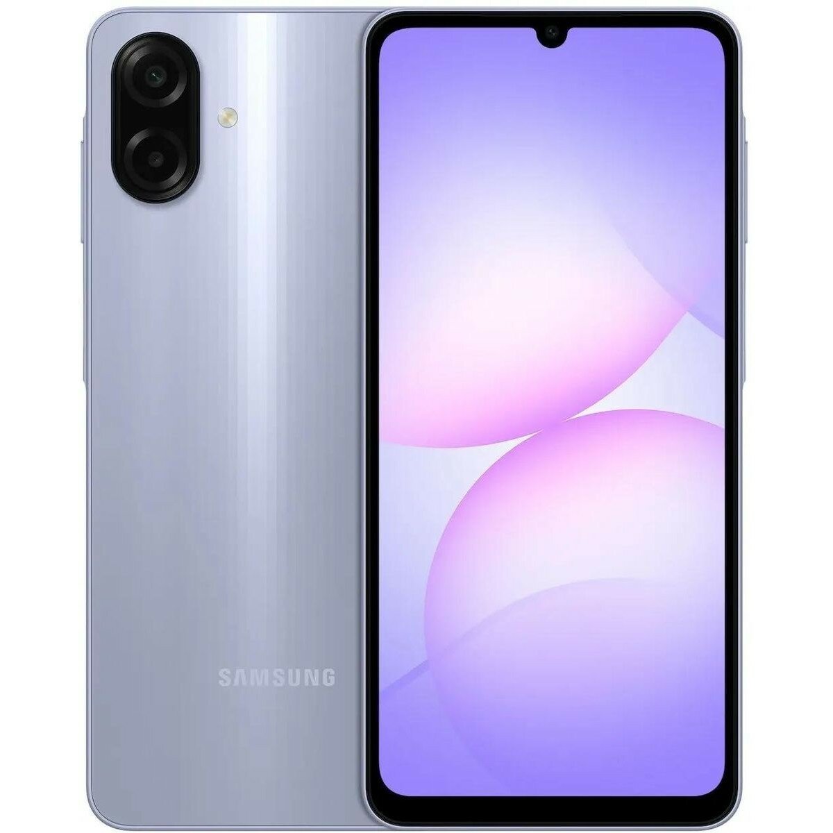 Смартфон Samsung Galaxy A07 4+128Gb фиолетовый (SM-A075FLVGCAU)