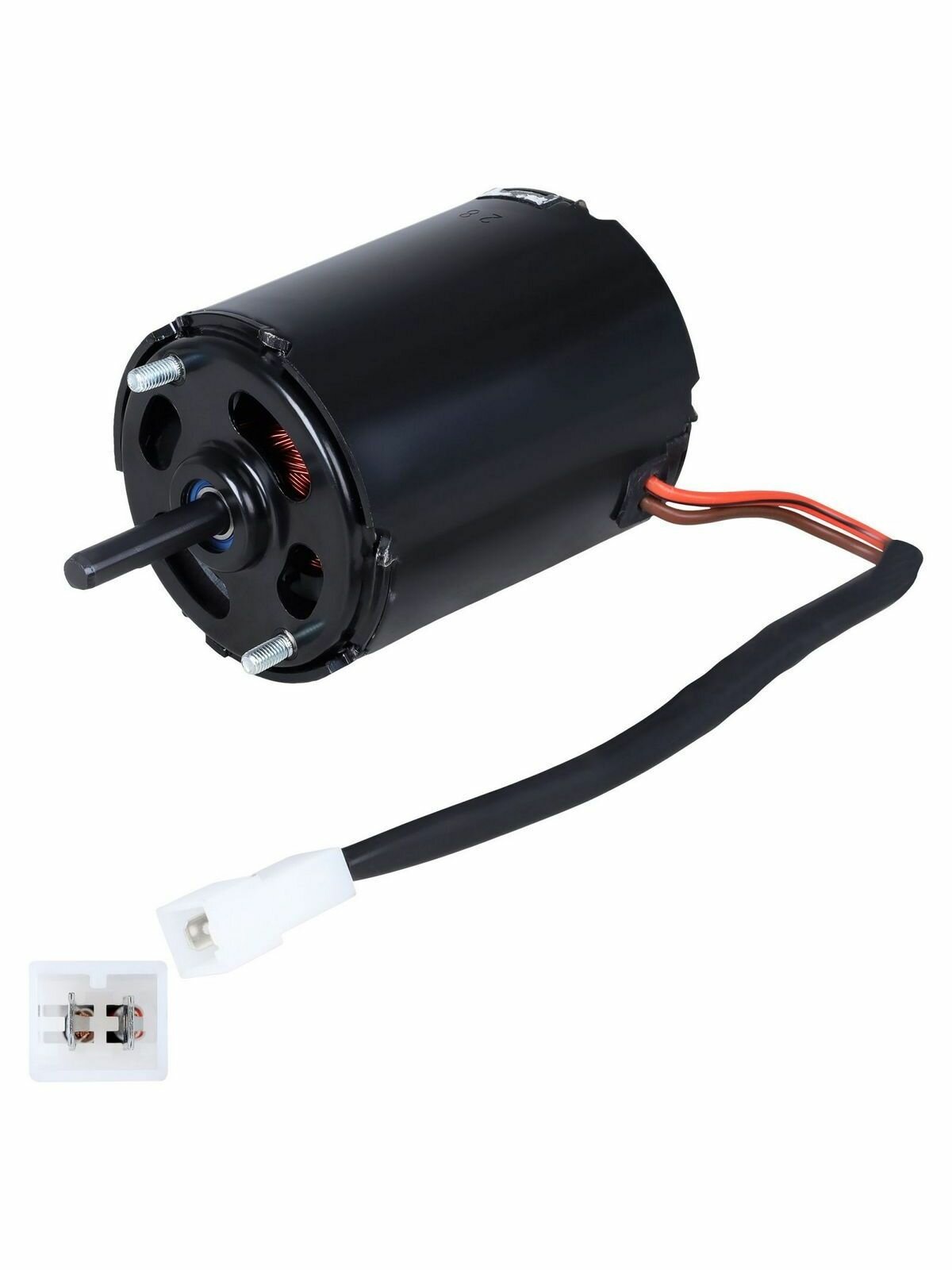 Электродвигатель вентилятора отопителя, 60Вт (без крыльчатки, шарикоподшип.) LUZAR LFH03197 для а/м ГАЗ 3102-10 Волга