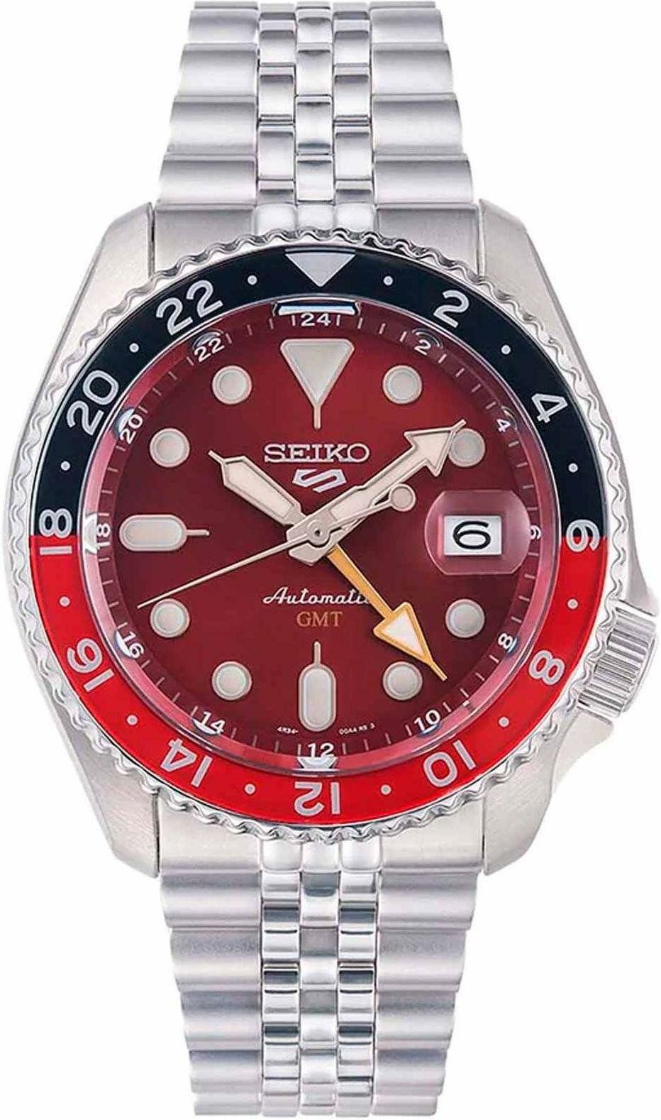 Наручные часы SEIKO, серебряный, черный — фото 1