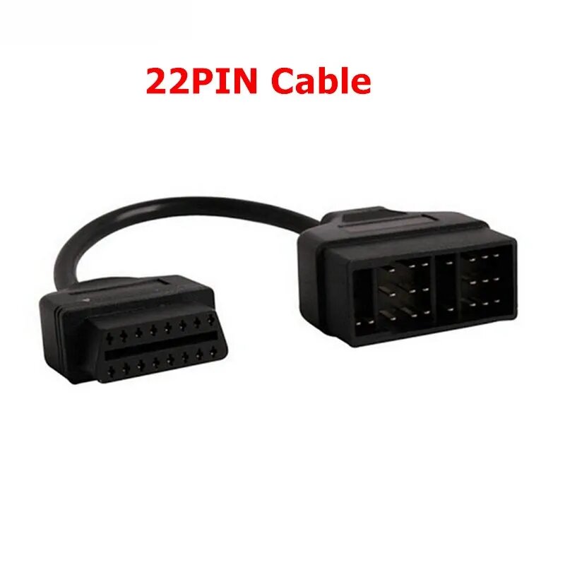 Высокое качество для Toyota 22-контактный разъем OBD диагностический кабель OBD2 22-контактный на 16-контактный OBD1 OBD2 16-контактный гнездовой соединительный кабель