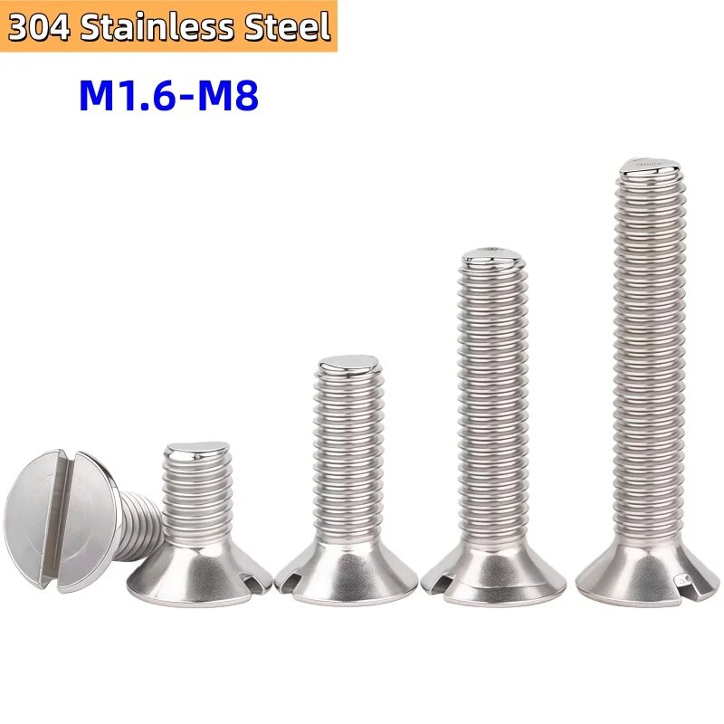 Винты машинные нержавеющая сталь M1.6 M2 M2.5 M3 M4 M5 M6 M8 M1.6 -20pcs, 5mm