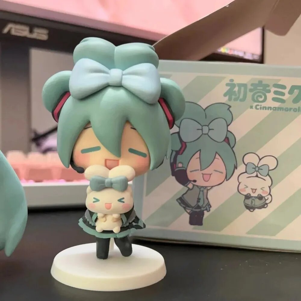 Фигурка Мику Хацунэ / Miku Hatsune Hatsune Miku-A из ПВХ для коллекционеров, 1 шт, 10*10*20 см