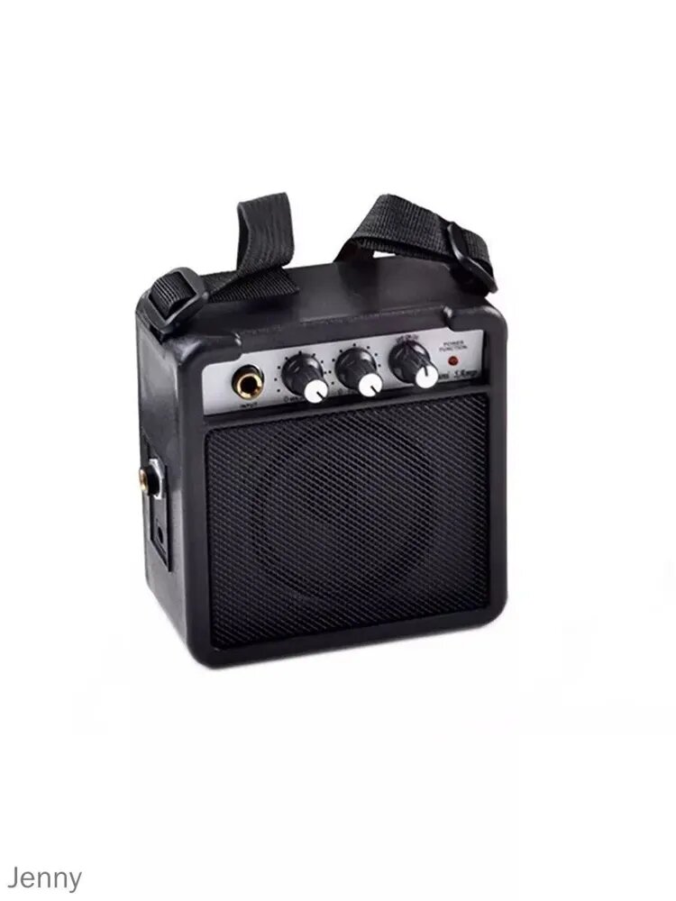 Deviser Mini SAmp 5 Вт комбоусилитель для электрогитары, портативный, черный, гарантия 1 год — фото 1