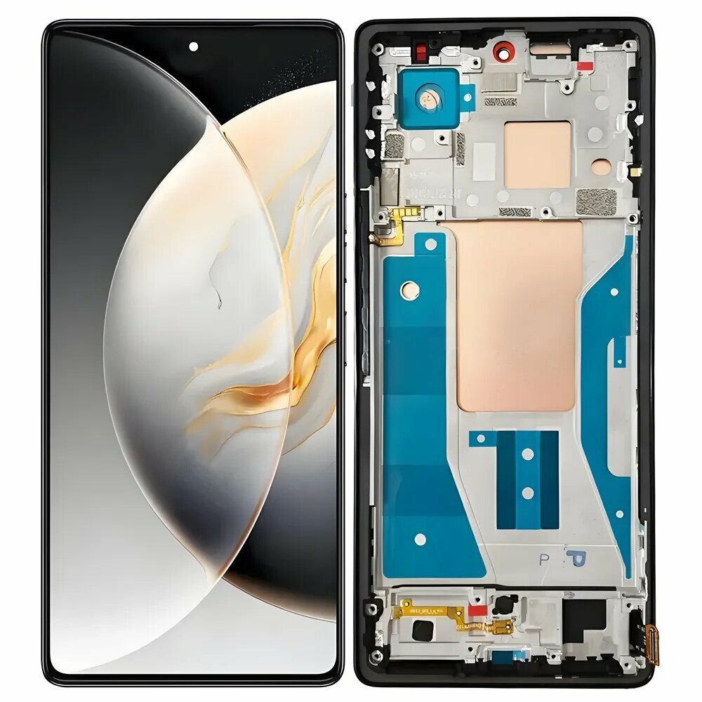 (AMOLED) Дисплей(экран) для Camon 30 Pro 5G (текно камон 30 про) в сборе с тачскрином рамкой (Оригинал), CL8