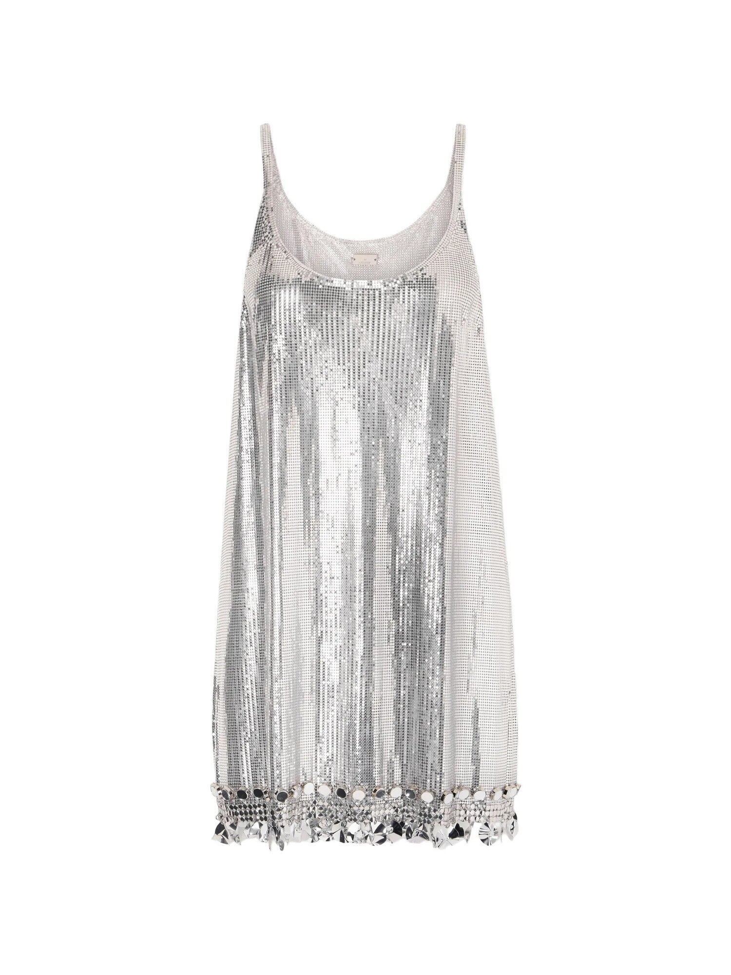 Платье Bead-embellished chainmail mini dress