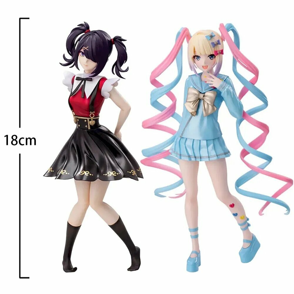 Фигурка стримерша Кангел Аме-тян / Needy Girl Overdose OMGkawaii Angel-chan KAngel figure cute JK Uniform Girl Ame-chan figurine (18см,2шт.)