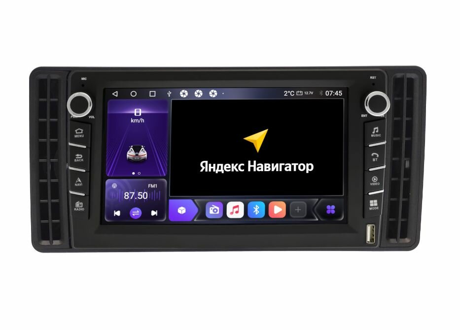 Штатная магнитола Лада Нива Тревел 20+, Chevrolet Niva 02-20 Wide Media MT90118QU-6/128B Тип 2