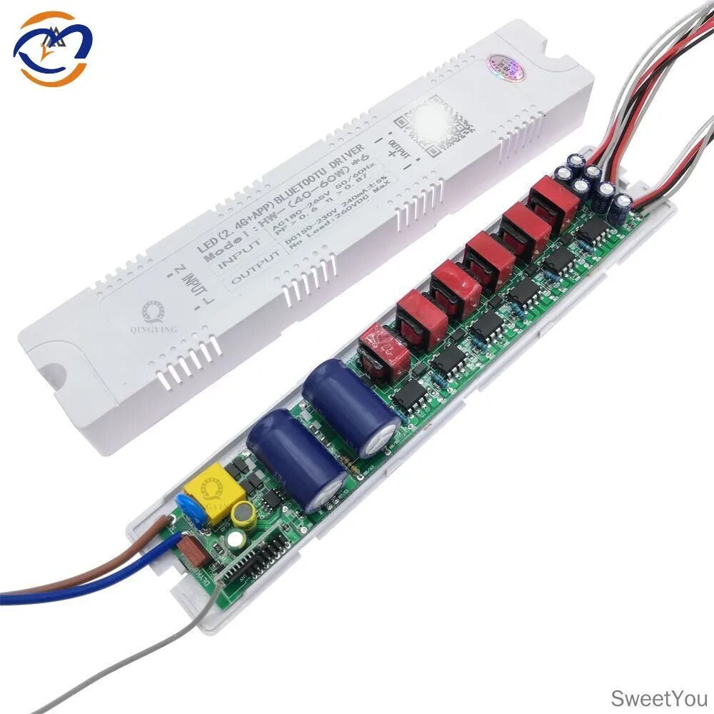 2,4G 2pin 40-60Wx6 Intelligent Control Device Интеллектуальный Блок питания для светильника Контроллер управления светом