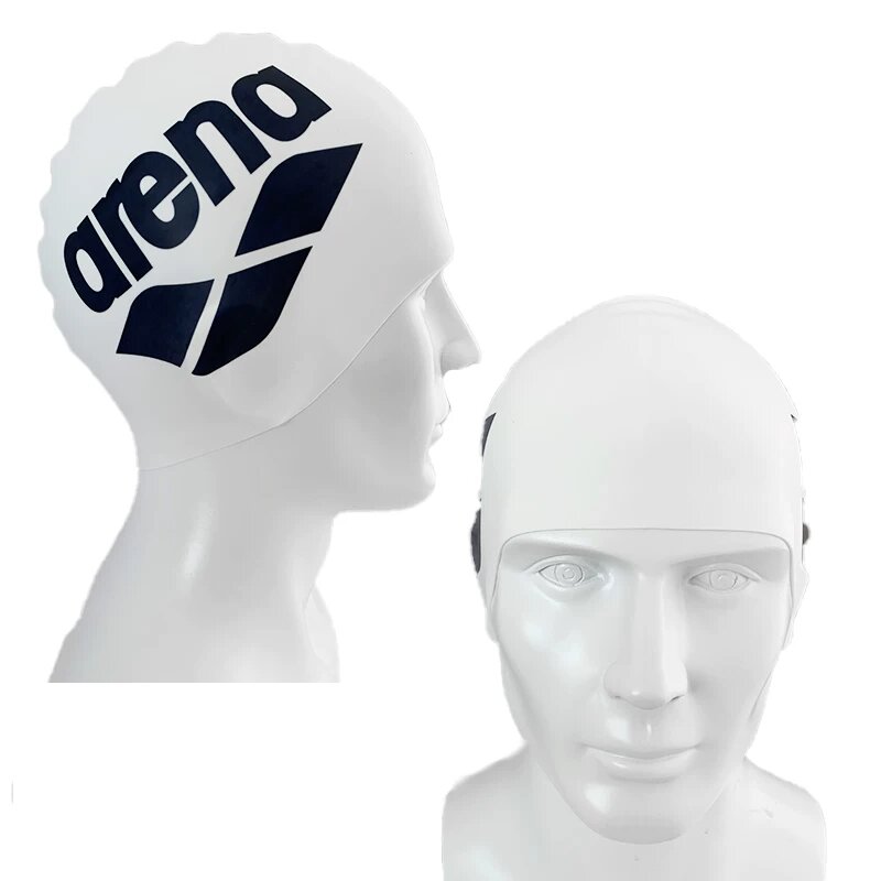 Шапочка для плавания Arena Arena, мужская и женская, водонепроницаемая, удобная, не давящая, с длинными волосами, с
