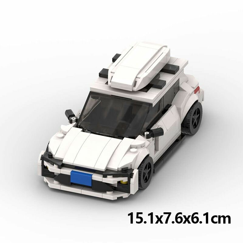 Строительные блоки MOC, маленькие стальные пушки volkswagen, обучающие частицы, пластиковые конструкторы для создания моделей, сборные модели детских игрушечных блоков