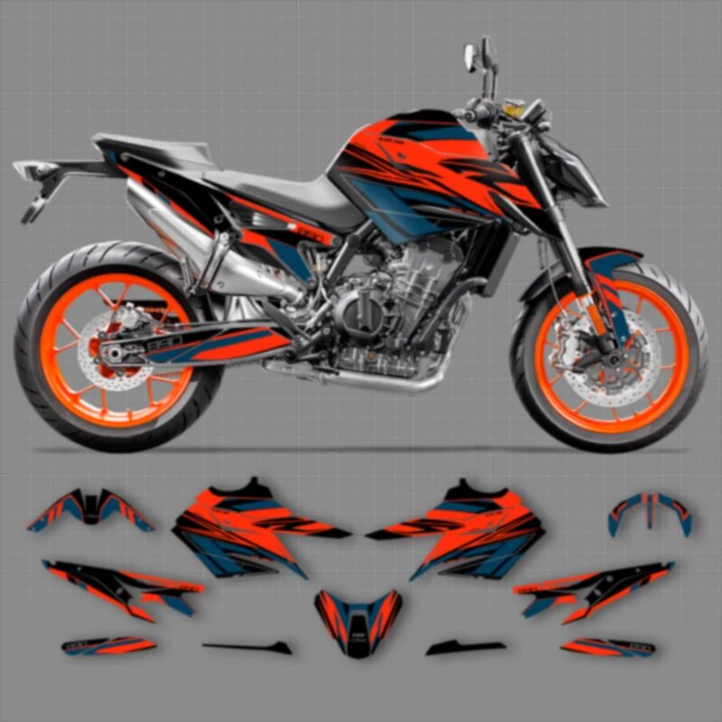 Queen X MOTOR мотоциклетные графические фоновые наклейки, наборы наклеек для KTM Duke 790 890 Adventure 2021 2020 2019 2018 001