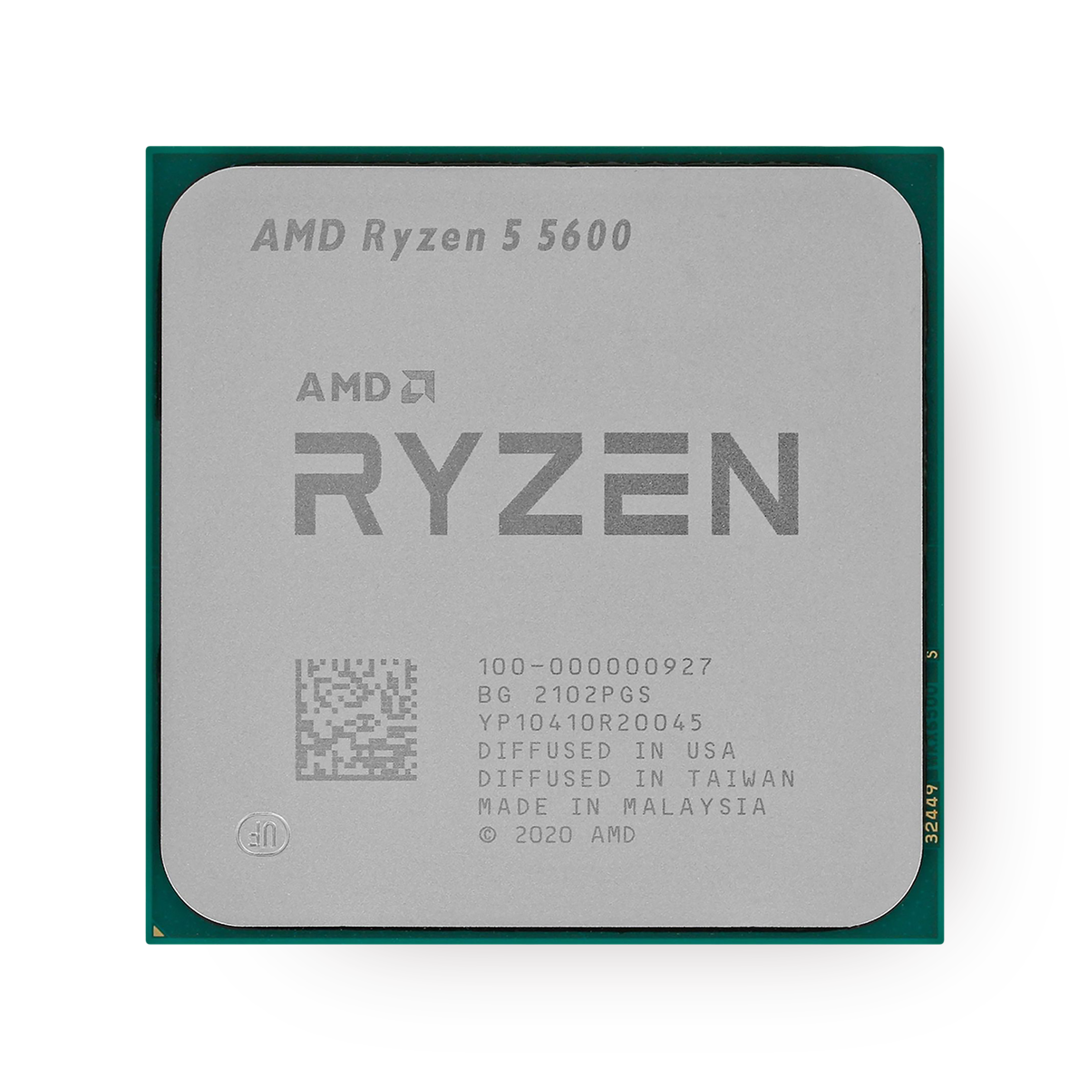 Процессор AMD Ryzen 5 5600, OEM, AM4, игровой, 3500МГц, 6 ядер