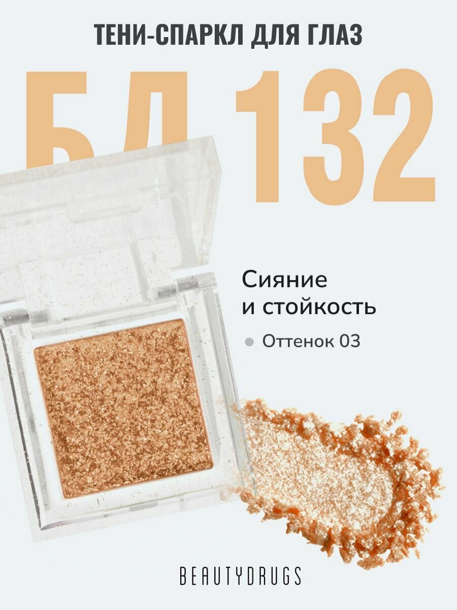 BEAUTYDRUGS Блестящие тени для век 03 /Jewellery Eyeshadow Sparkle 03, 1.8 г