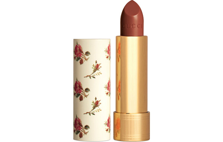 Помада-бальзам для губ женский GUCCI Golden Tube Floral Qingsi Silk 1368847451, оттенок #203 Burgundy Rose