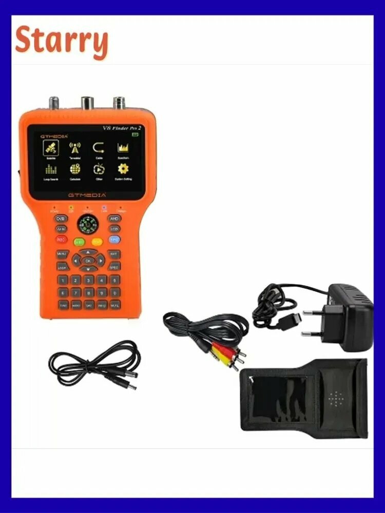C5GTMEDIA V8 Finder PRO 2 Поиск Спутникового Сигнала DVB-S2 DVB-T2 DVB-C 265 Метр Прочный Вилка Европейского Стандарта